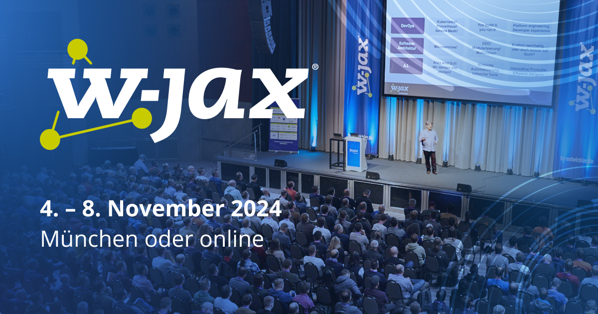 W-JAX 2024 | Konferenz für Java, Architektur & Software-Innovationen