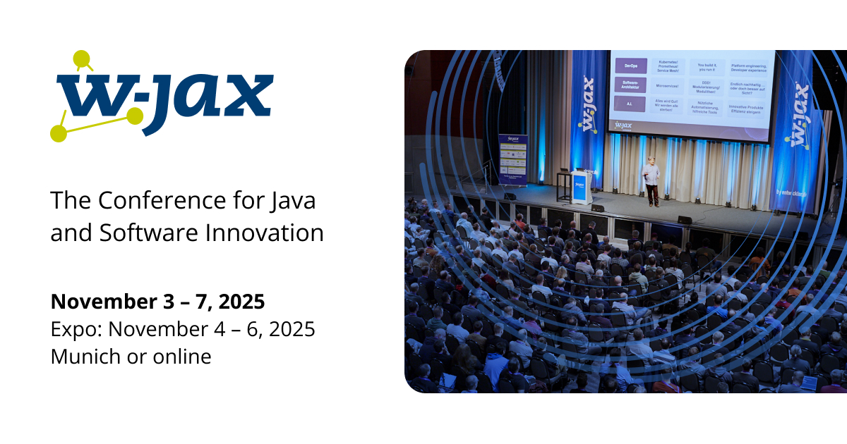 W-JAX 2025 | The Conference for Java, Architecture & Software Innovation